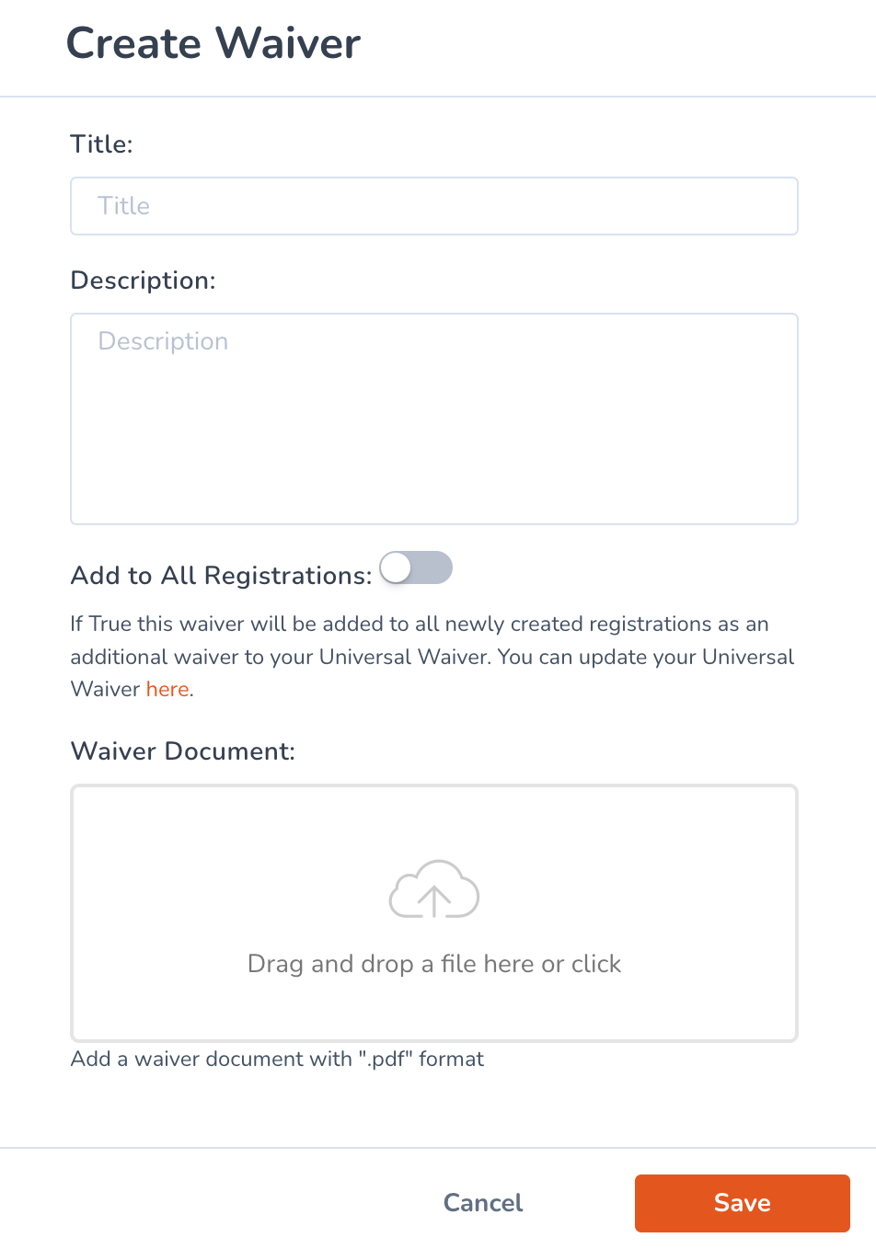 How Do I Create Waivers?